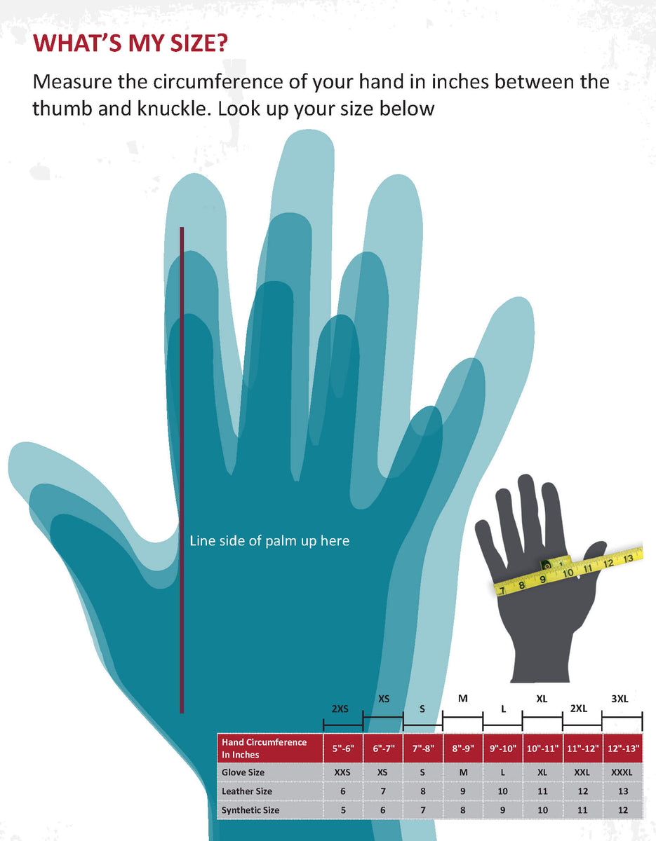 Cut A4 Extra Large Goatskin Leather Gloves Kevlar Lined Water/OIL/ARC ...