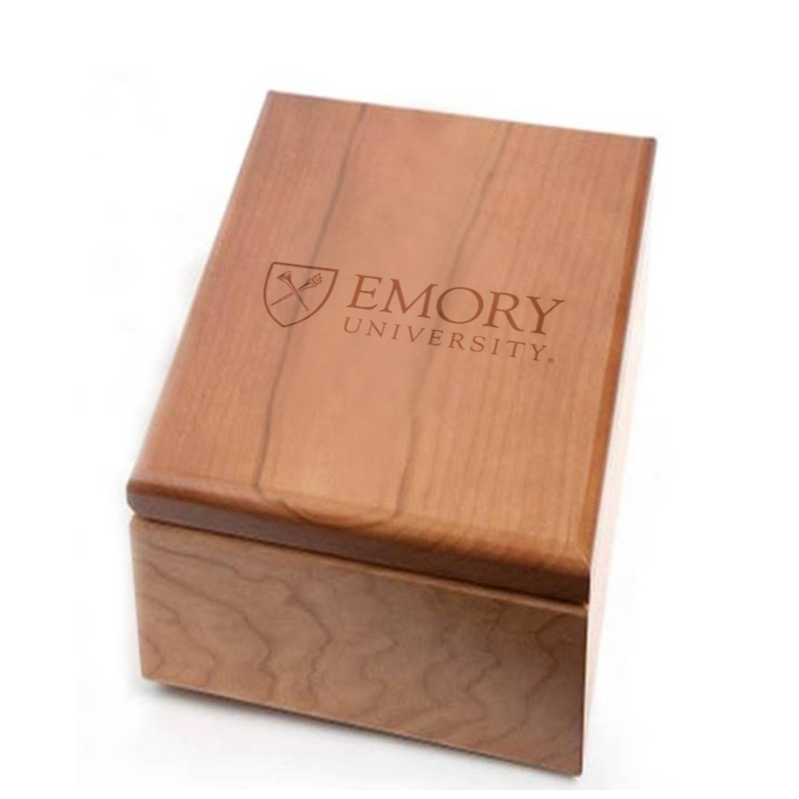 Emory University Handcrafted Wooden Box – Hamilton Business Gifts