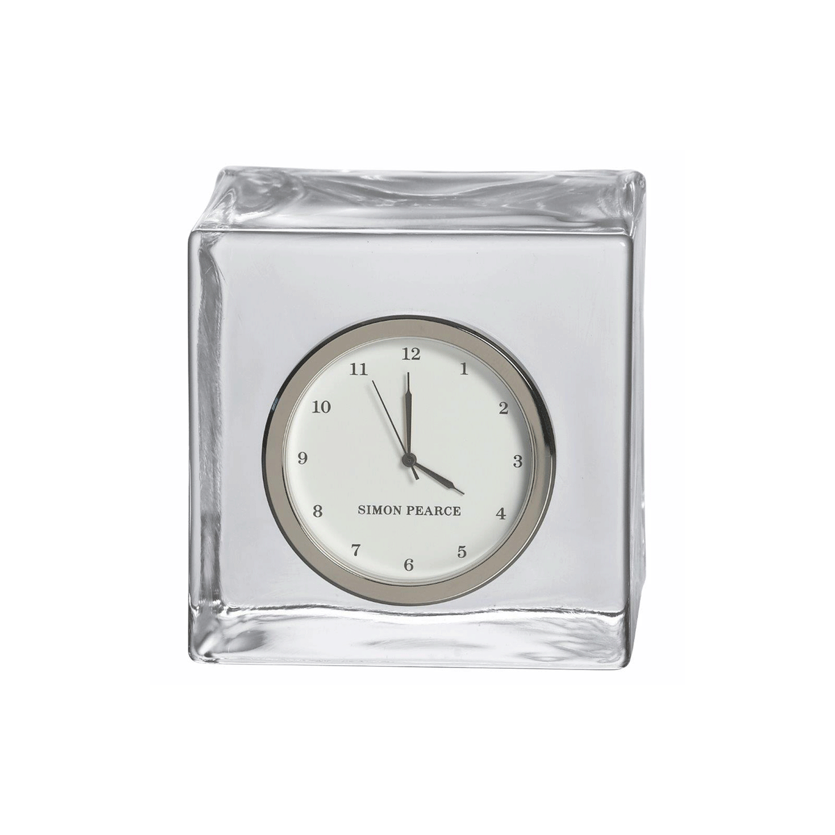 Emory Glass Clock by Simon Pearce – Hamilton Business Gifts